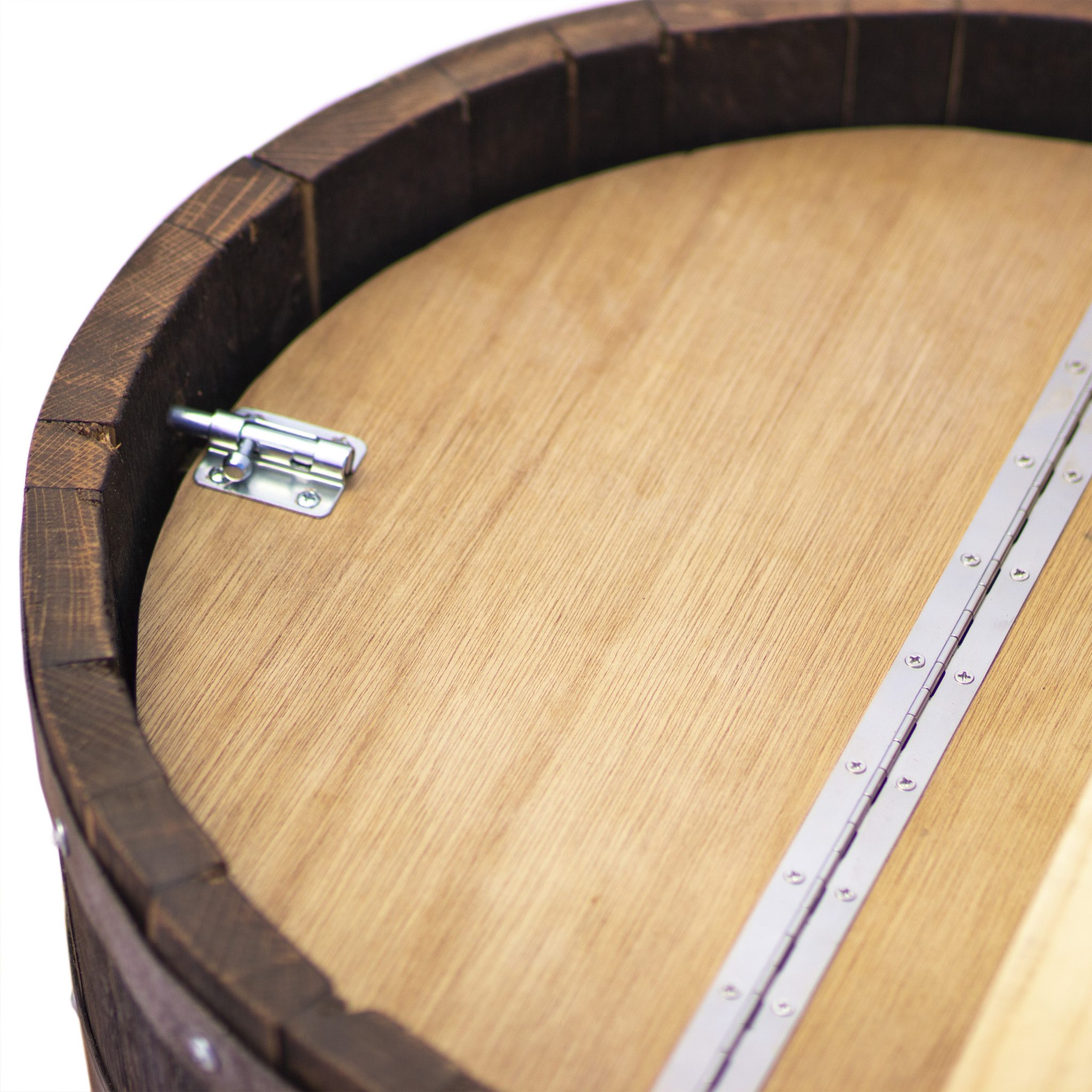 Barrel End Cork Holder Wall Clock with Staves - O'Floinn Decor