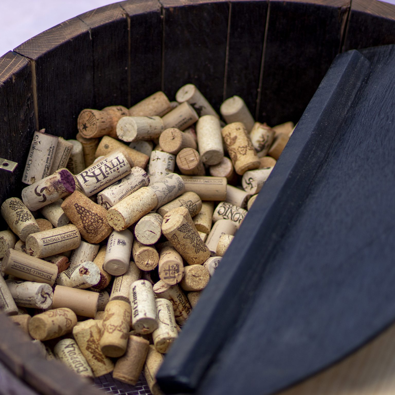 Barrel End Cork Holder Wall Clock with Staves - O'Floinn Decor